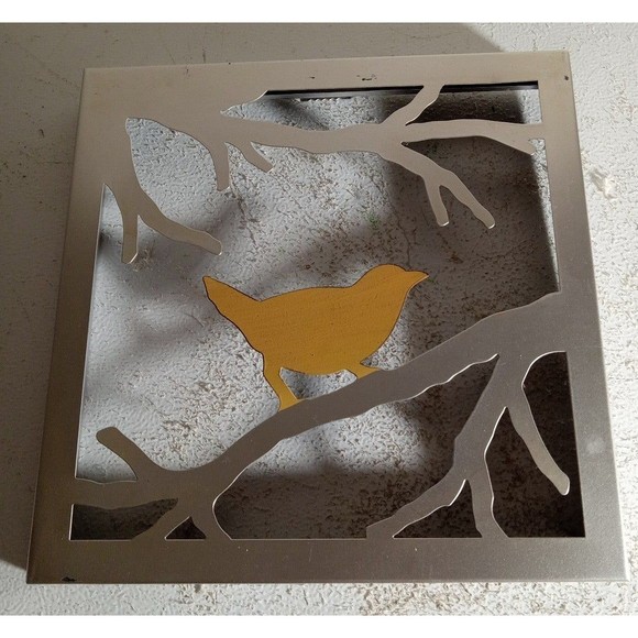 Accents | Wall Art Decor Cut Out Metal Bird Modern Frame | Poshmark